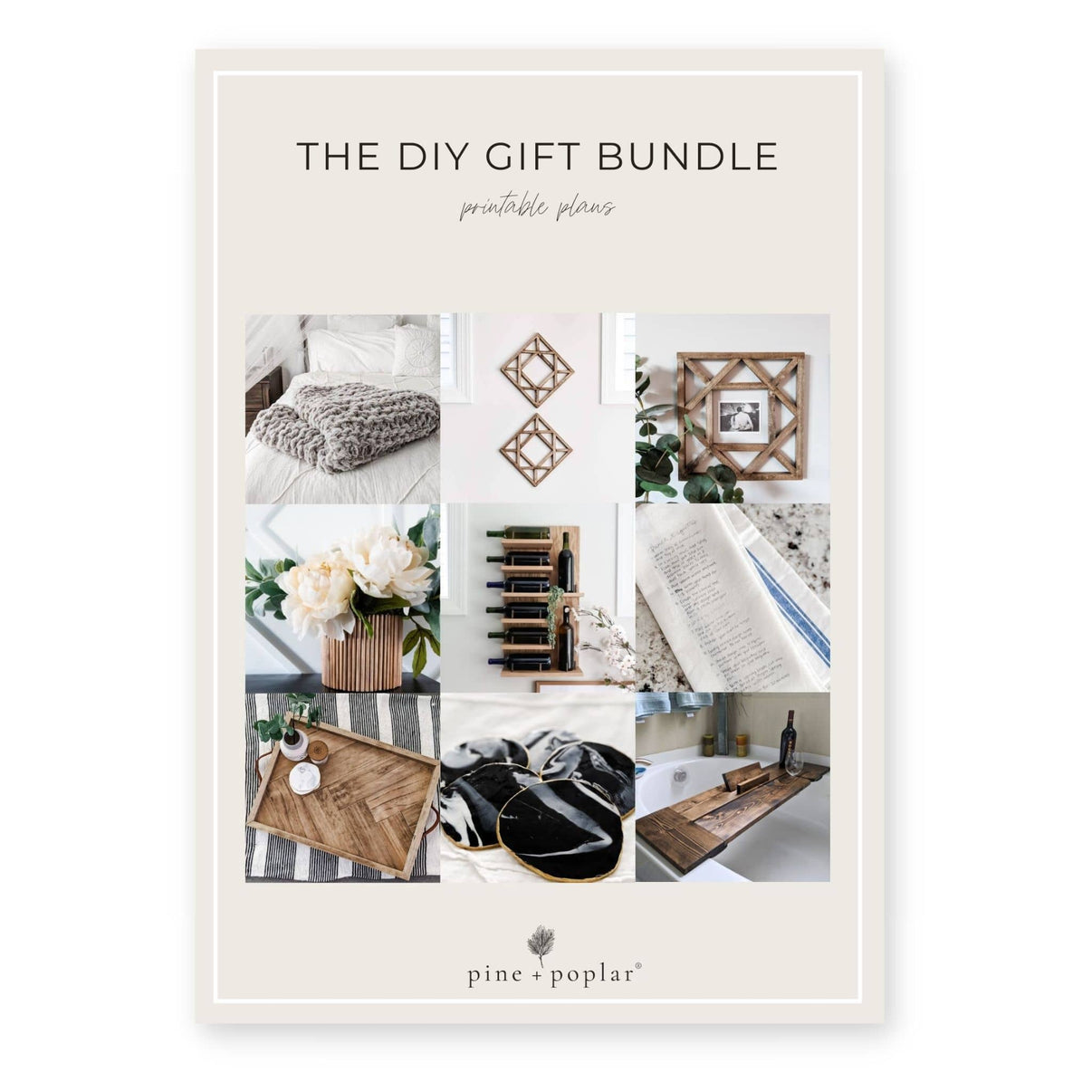 DIY Gift Project Bundle – Pine and Poplar