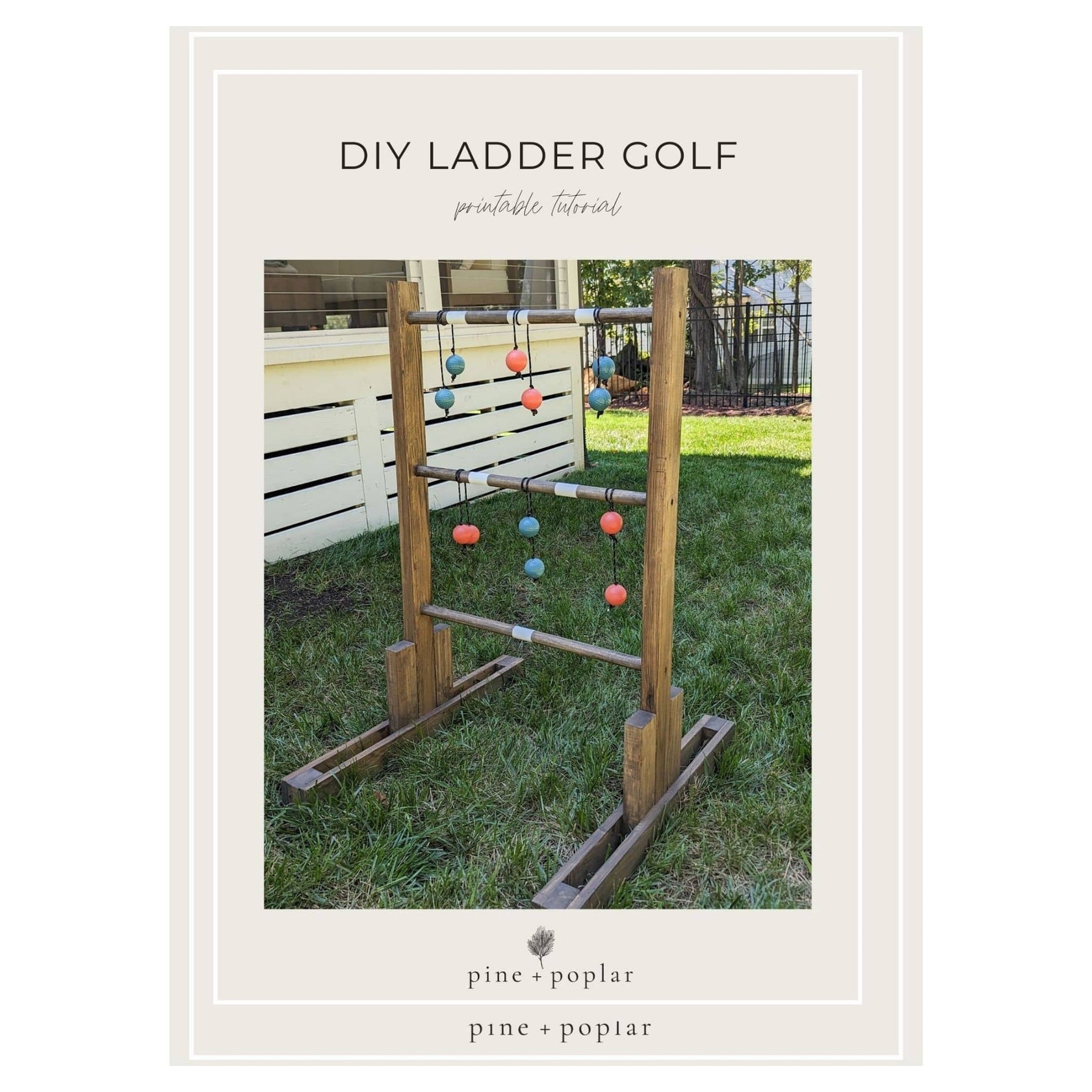 DIY Outdoor Games Bundle – Pine and Poplar