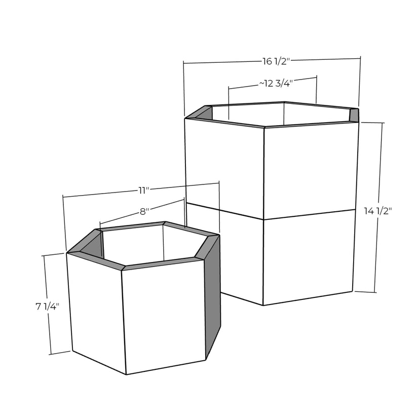 Hexagon Planters Printable Plans – Pine and Poplar