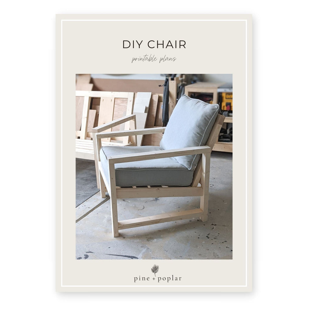 Outdoor Chair Printable Plans – Pine and Poplar