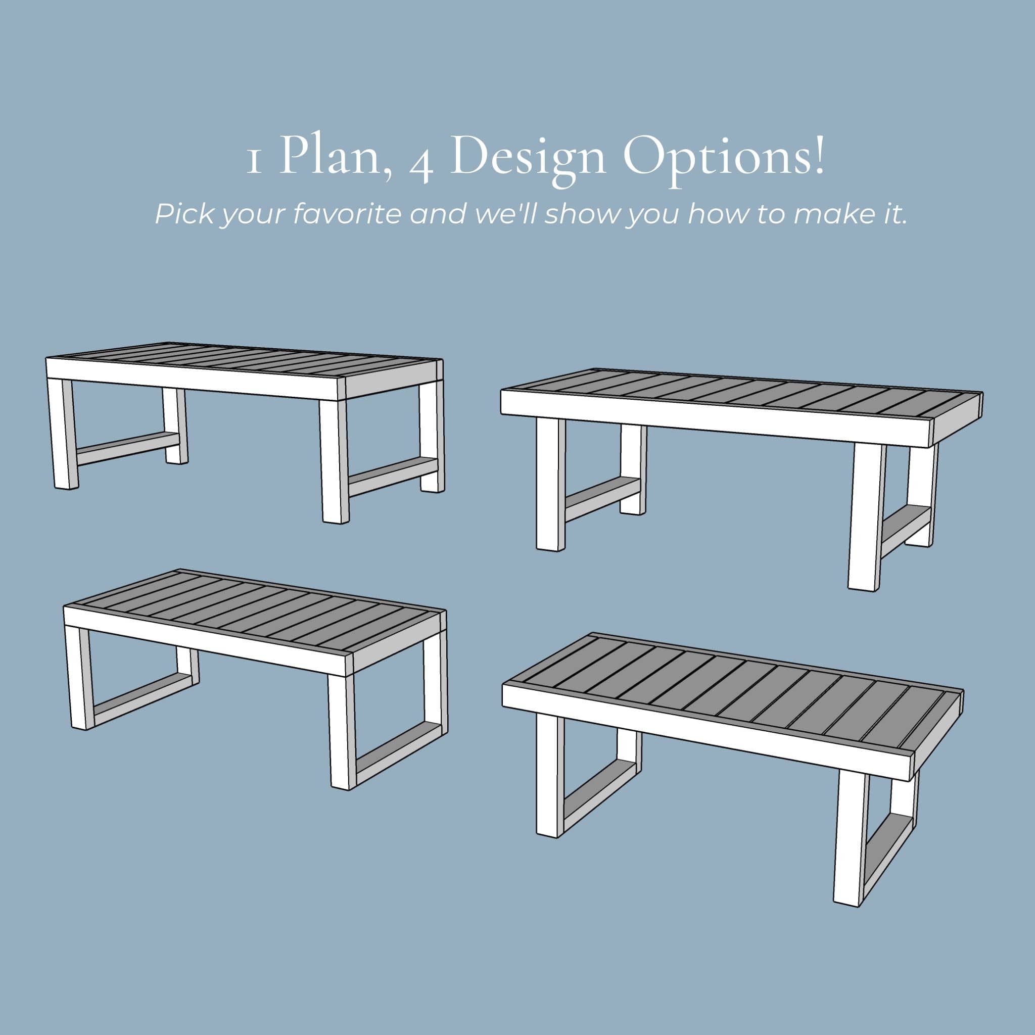 Outdoor Coffee Table Printable Plans – Pine and Poplar