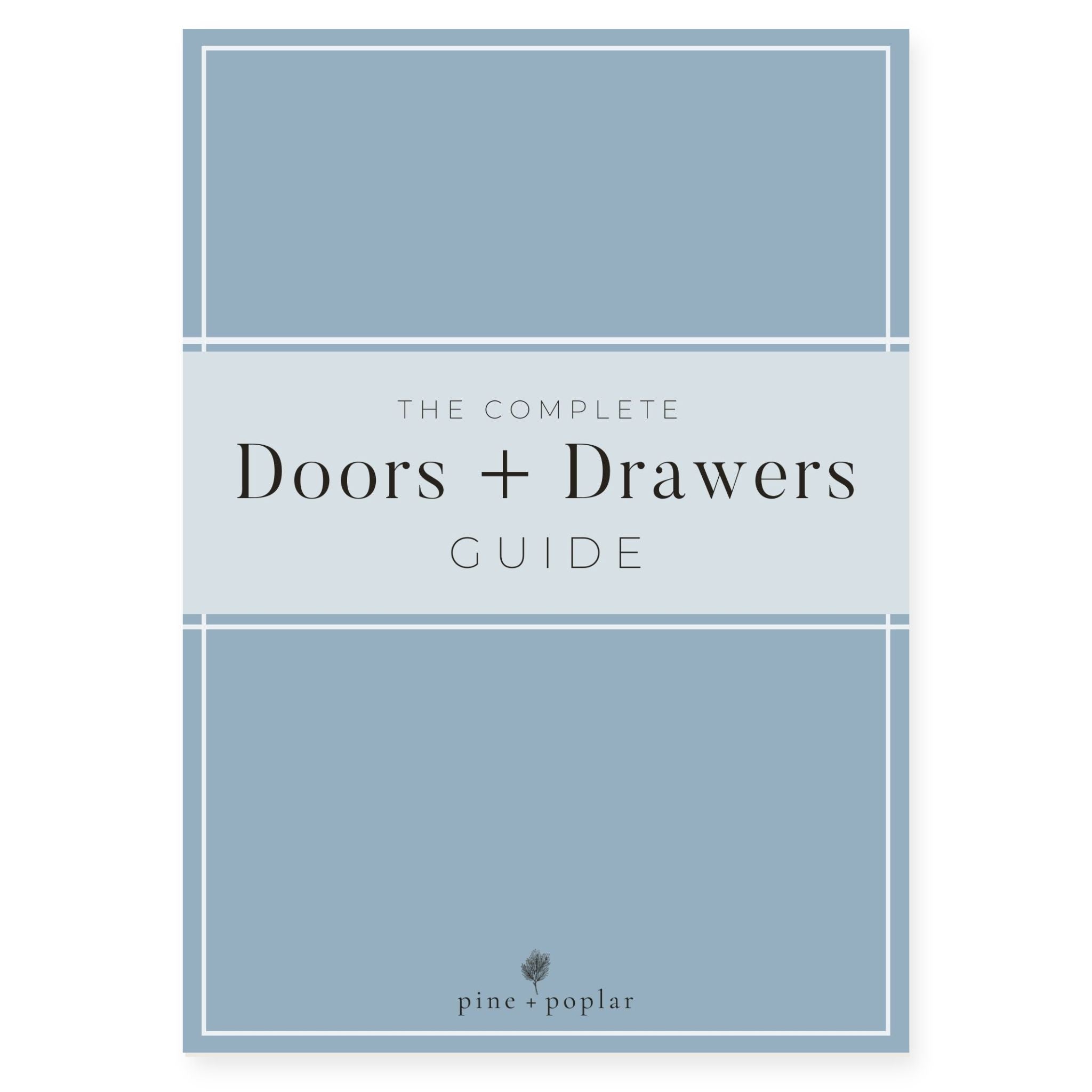 Doors and Drawers Guide – Pine and Poplar